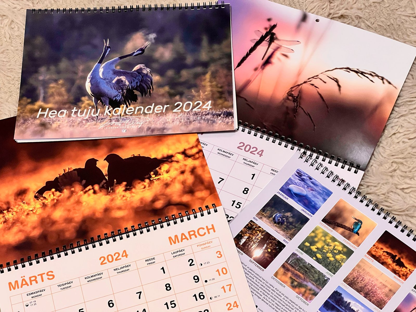 Hea tuju kalender 2024 - Tõnu Ling - Looduse lummuses